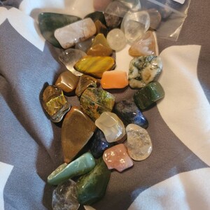 Assorted Mix Tumbled Stones: SMALL MEDIUM or LARGE Sizes | Etsy