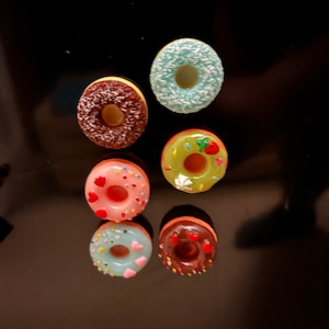 Donut Magnets / Pushpins 6 Donuts in 1 Set Food / Dessert / Snack ...