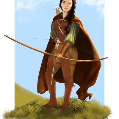 Custom Fantasy Character Bust Portrait Character Commission Painting ...