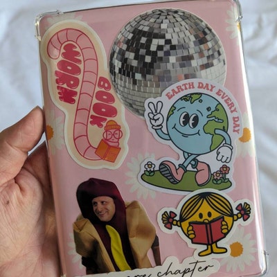 Retro Sticker Pack of 10, Cute Stickers, Positive Quote Stickers, Retro ...