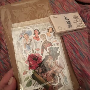 18 New Pack of Renaissance Stickers for Stationary Journaling - Etsy