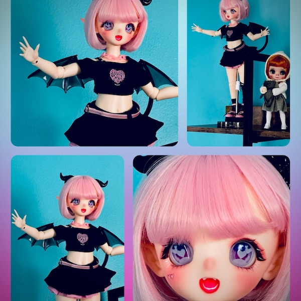 BJD Doll Full Set 1/4 BJD Fullset Posable Art Doll Ball Jointed Dolls ...