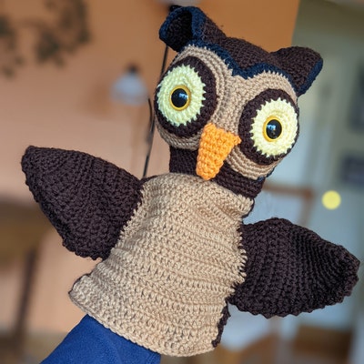 Crochet Pattern, Ismo the Owl Hand Puppet - Etsy