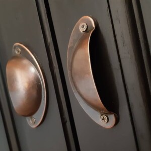 Poignée accessoire menuiserie métal couleur bronze Cartonnage | Etsy France