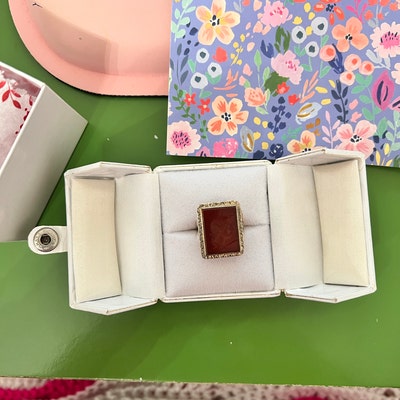 Victorian Gilt Finish Spinner Fob or Pendant, Faux Sardonyx Cameo on ...