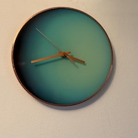 Glass Wall Clock, Venus Planet Clock, Unique Wall Clock, Large Wall ...
