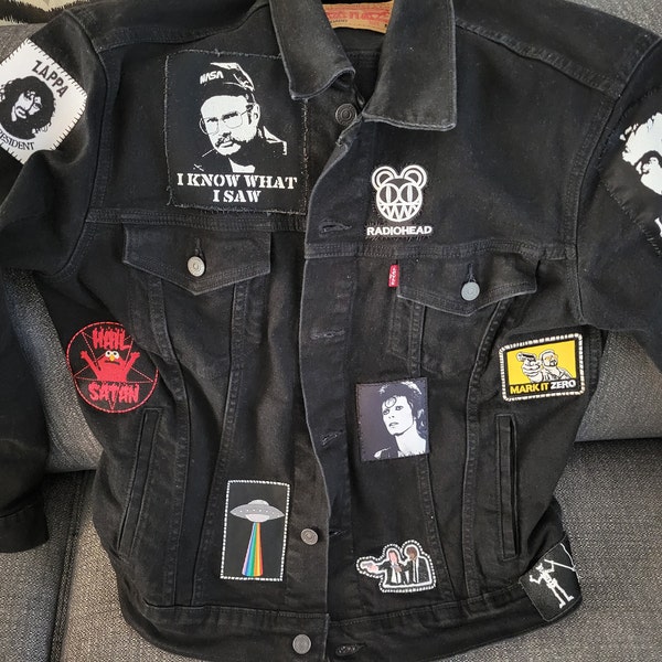 RADIOHEAD PATCH Embroidered Iron-on Bear Kid a Blur Coldplay Oasis ...