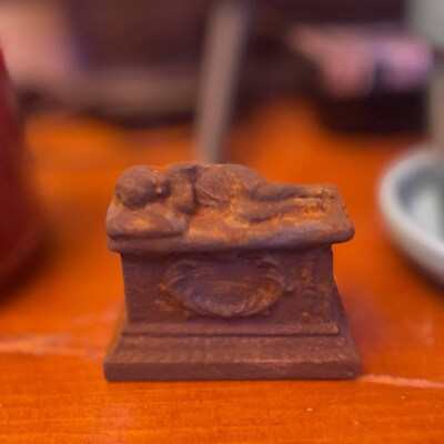 3D Printed Baby Sleeping or Post Mortem, Grave Marker A Duplicate of a Real Life Headstone. MADE ...