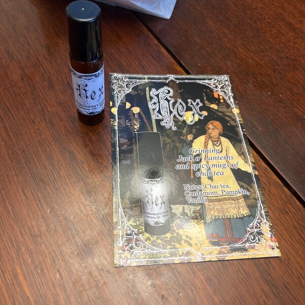Hex Chai Tea, Pumpkin, Cardamom Rollerball Perfume Oil Vegan & Cruelty ...