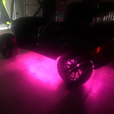 4pc Led Blue Golf Cart Kart Neon Under Body Underglow Light 12V Custom ...