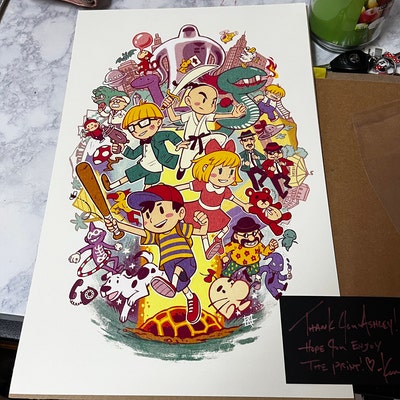 Earthbound 11x17 Fan Art Poster Print - Etsy