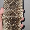 Western Diamondback Rattlesnake Skin Bi-fold Wallet - Etsy