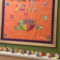 Spring Classroom Bulletin Board Set, Spring is in the Air, Student Name ...
