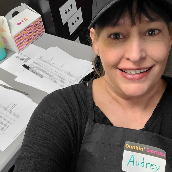 ADULT | TEEN | Dress up Set - Dunkin' Donuts Apron, Hat, and 2 Name ...