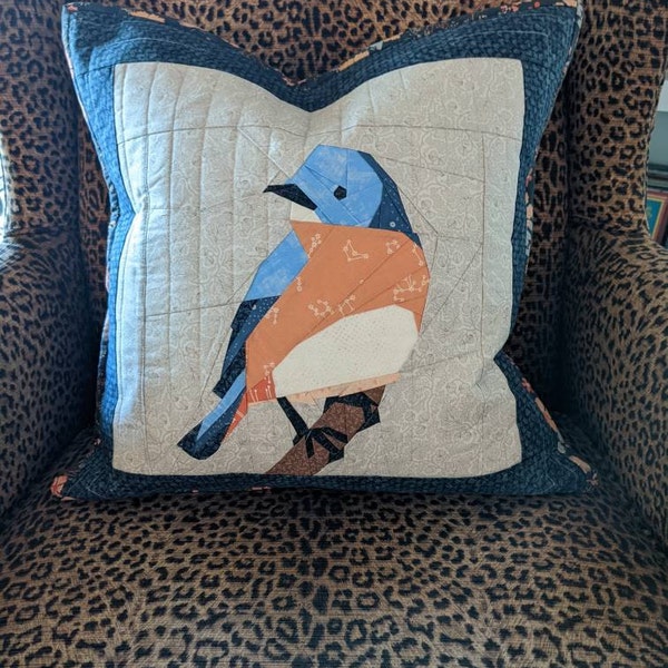 Eastern Bluebird Paper Piecing Pattern - Etsy