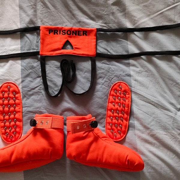 Blindfold for Inmate Prisoners - Face Mask / Sleep Mask / DDLG ...