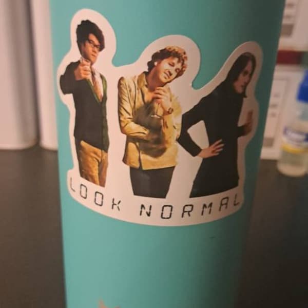 The IT Crowd - Look Normal - Kiss-cut Stickers - Etsy