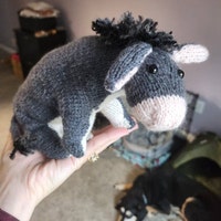 EEYORE - English Knitting Pattern - Etsy Australia