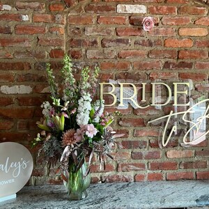 Backdrop Wedding Sign Laser Cut Wedding Sign / Script Name | Etsy