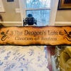 Personalized Dnd Wood Sign - Medieval Wall Decor - Dungeons and Dragons ...