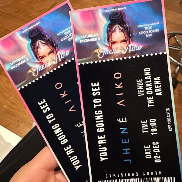 Personalised Theatre Ticket Gift Theatre Ticket West End Ticket Musical ...