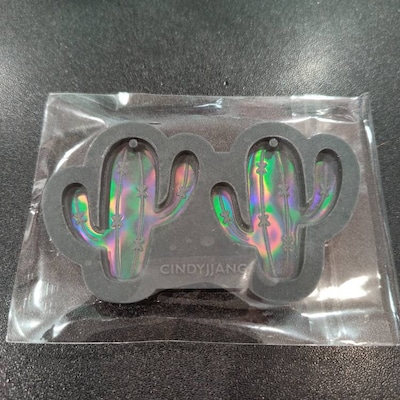 Holographic Pet ID Tag Mold Three Shapes HOLO Platinum Silicone Mold ...