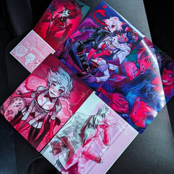 Angel Dust AU Fanart Print - Etsy