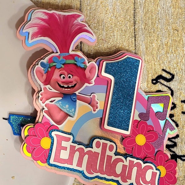 Troll Cake Topper. Trolls Party Decor. Troll Cake Decoration - Etsy