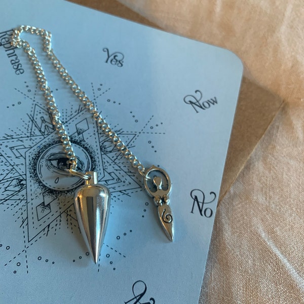 Intuitively Chosen Pendulum With a Divination Card - Etsy