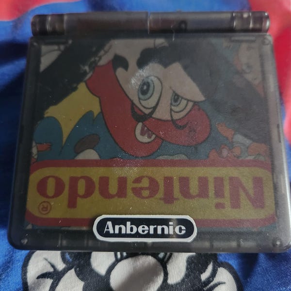 Anbernic RG35XX / RG34XX SP Custom Gba SP Styled Logo Badge Decal ...