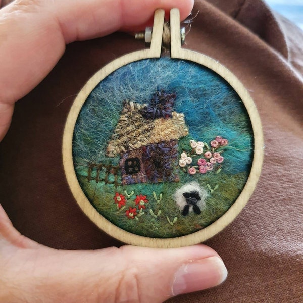 Embroidered Hoop Art - Etsy