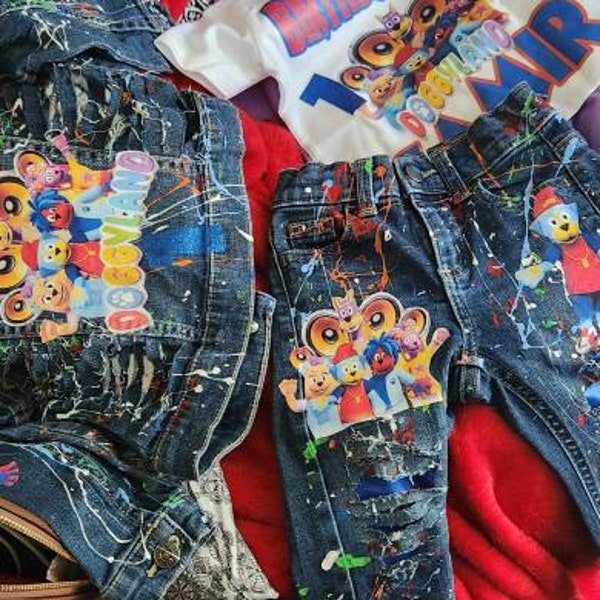 Character Overalls Any Theme - Etsy