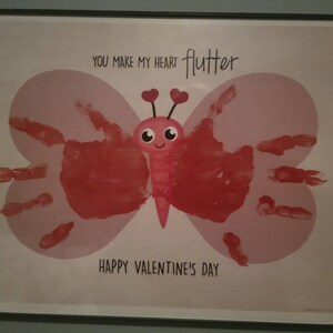 You Make My Heart Flutter / Handprint Footprint Butterfly / Happy ...