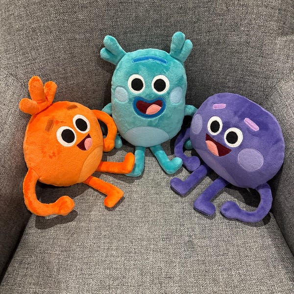 Abby Hatcher Bozzly Plush Toy, Bozzly Stuffed Animal, Bozzly Custom ...