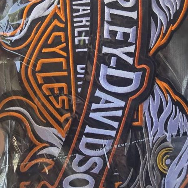 Harley Davidson Patch 3 Piece Eagle Patches for Jacket Motorcyclist ...