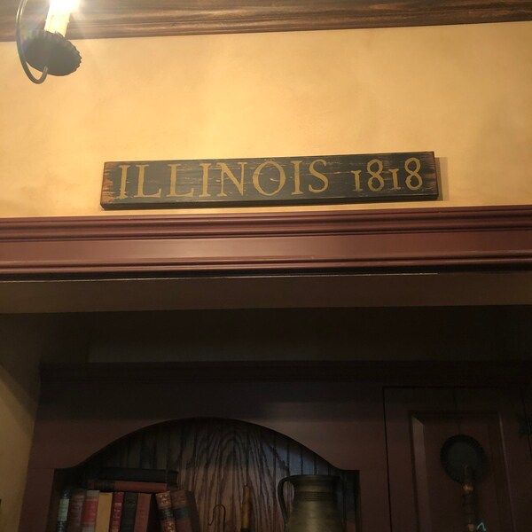 State Joined Union, State Signs, Colonial Decor, Early American Decor ...