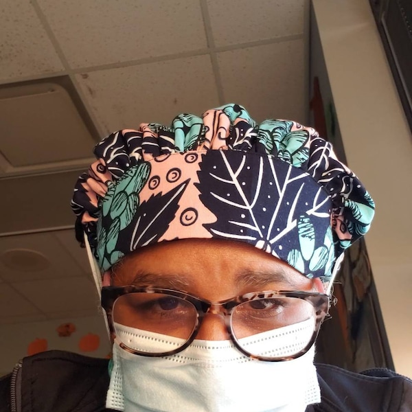 Satin-lined Scrub Cap/bonnets - Etsy