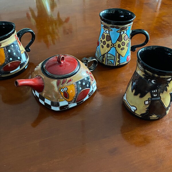 Pottery Teapot, Ceramic Tea Pot, Small Teapot, Tea Lovers Gift ...