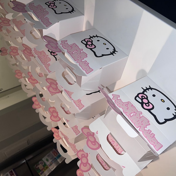 Kawaii Kitty Party Gift Boxes - Etsy