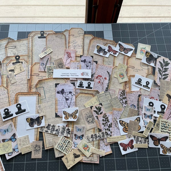 Layered Tags - Field Notes Digital Kit DIGI20 54 - Etsy