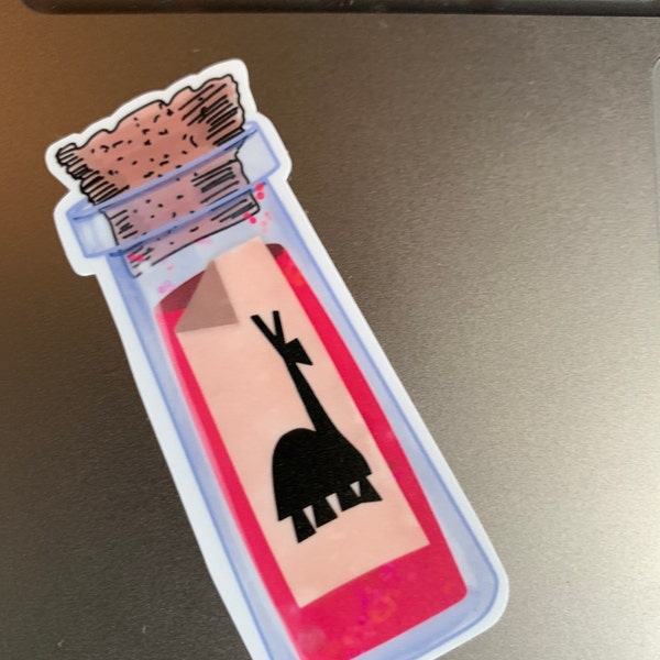 Extract of Llama Potion Bottle Sticker | Emperors Groove Sticker | Dis ...
