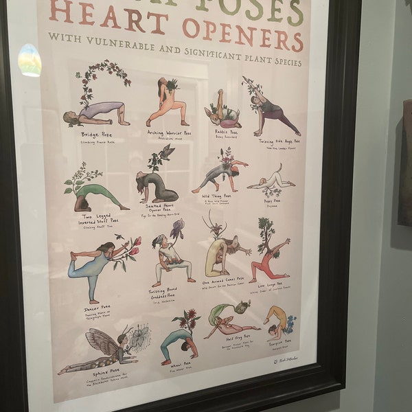 Vulnerable Species Yoga Poses Poster - Etsy