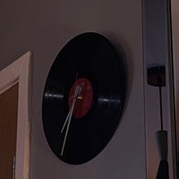 Vinyl Record Wall Clock 12 LP With Record Player Tonearm Style Clock ...