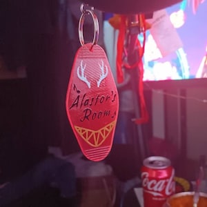 Hazbin Hotel alastor's Room Keychain Alastor Radio Demon Room Key - Etsy