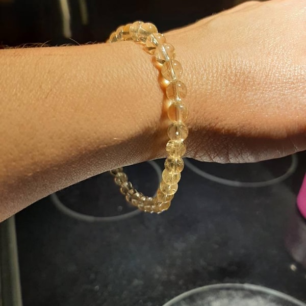 Money Prosperity & Abundance Crystal Beaded Bracelet, Good Luck ...
