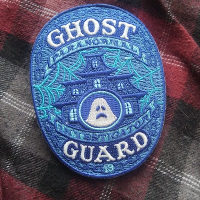Ghost Guard: Paranormal Investigator Embroidered Patch Glow-in-the-dark ...