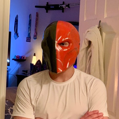 Deathstroke Helmet Mask and Backplate. Cosplay Costume. - Etsy