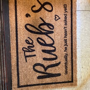 Mean Girls Quote Welcome Doormat She Doesn't Even Go | Etsy