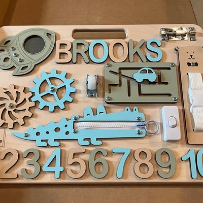 Busy Board for Toddler, Fast Shipping, Activity Board, Toddler Gift ...