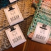 PRINTABLE Scarf / Cowl / Shawl Tags 8pc Set Downloadable PDF. Price ...